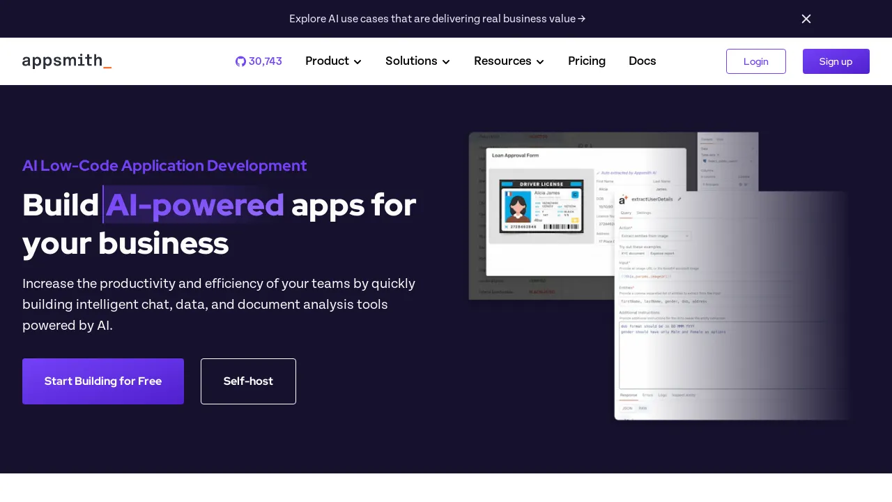 Appsmith AI - BestofAI
